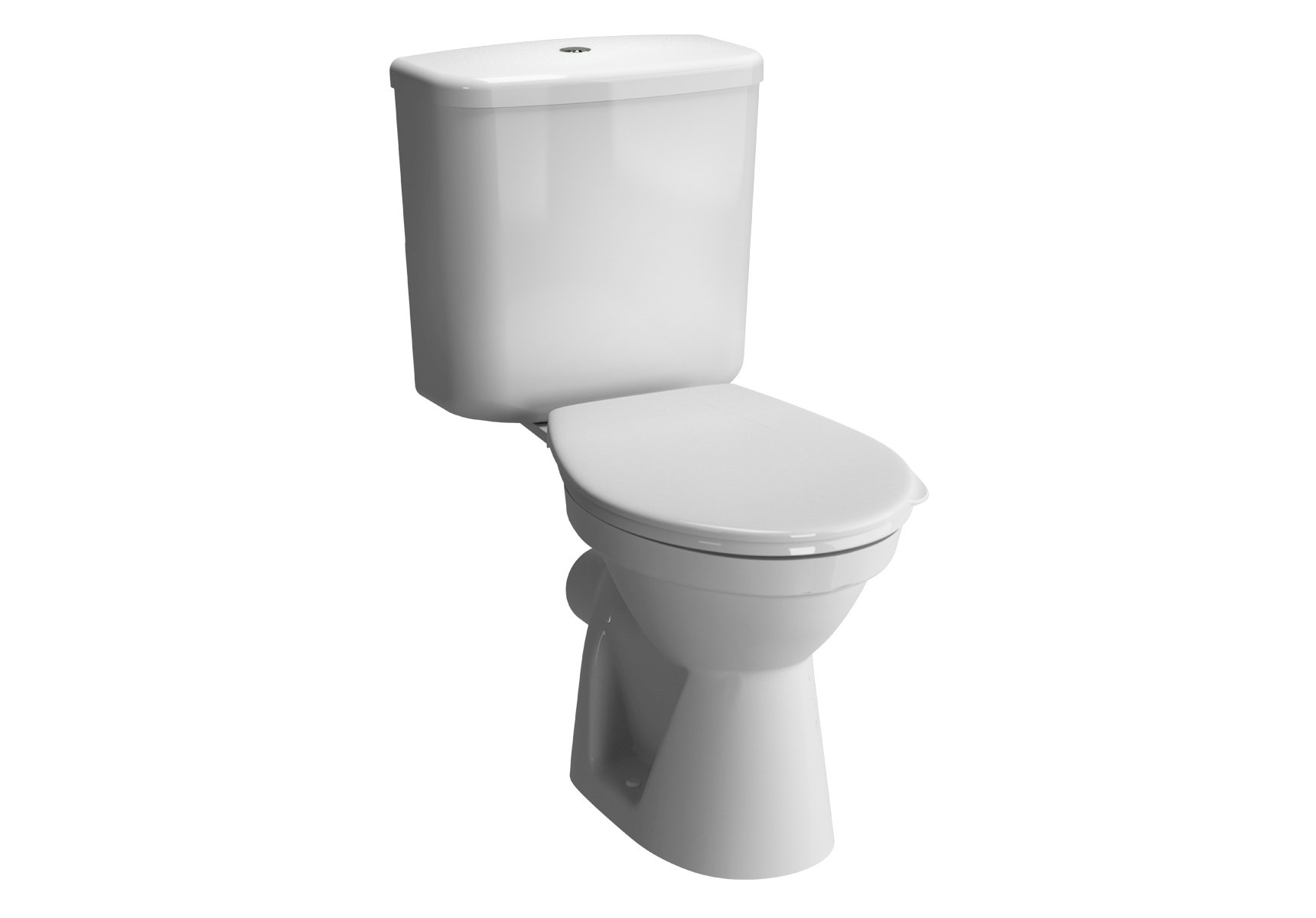 Pack WC au sol S/H, 68 cm, abattant Thermoplastique - NORMUS - Réf.